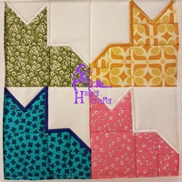 Dog Paw & Bone Embroidery Design: Quilt Block Pattern (digital Download ...