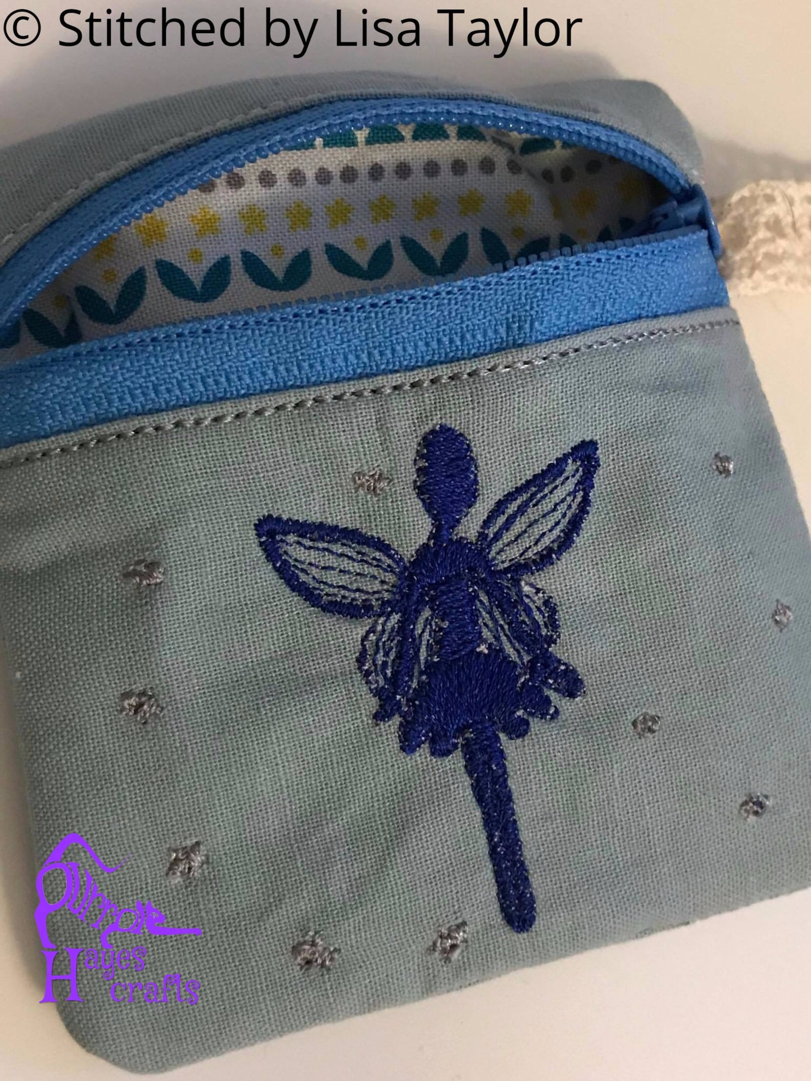 ITH Fairy 2 Coin Purse Machine Embroidery Design - Etsy