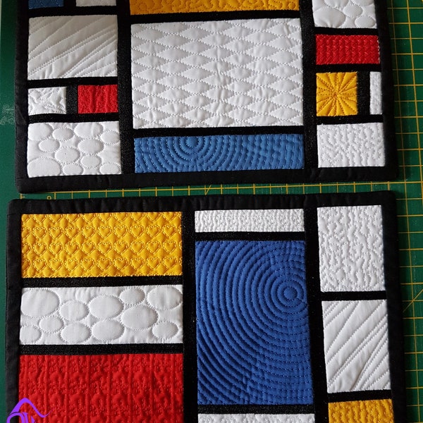 Geometric Machine Embroidery Design - Etsy