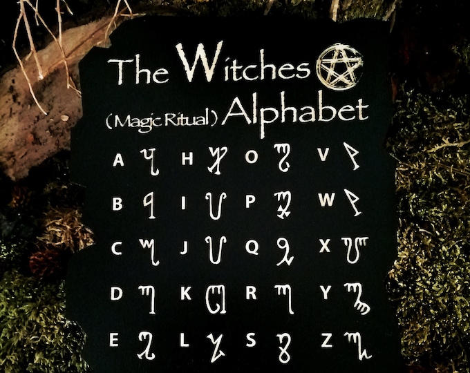 Esotericism, Witchcraft, Esoteric Tools, Witch, Wicca, Witchy, Alphabet ...