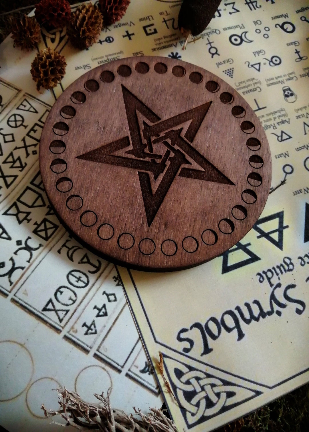 Pentacle, Pentagram Hekate, Wicca, Wiccan, Magic, Esotericism - Etsy