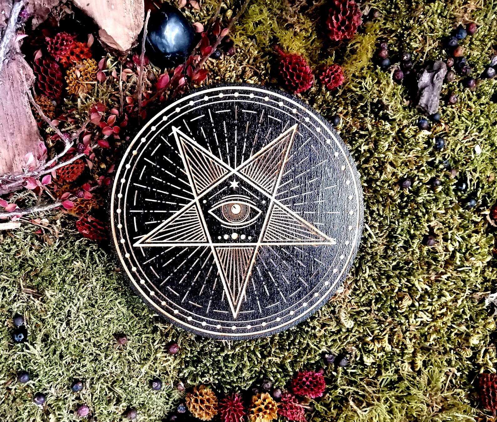 Pentacle Lilith Lucifer Occult Pentagram Mystical - Etsy UK