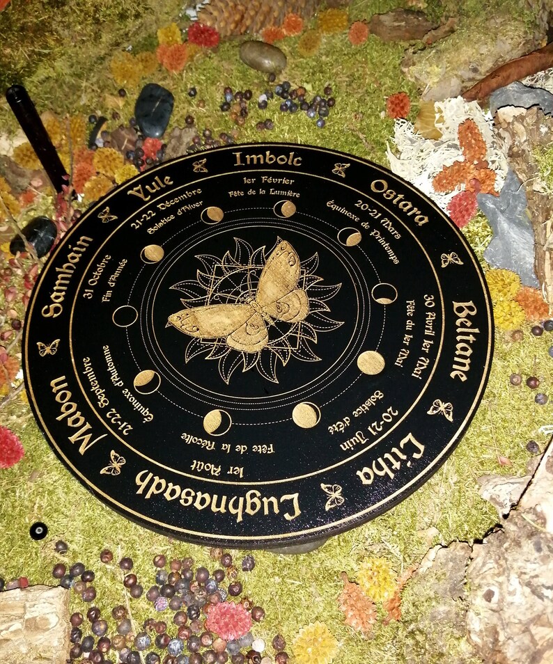 Wicca Wheel of Life Wheel of the Year Wheel of Sabbaths - Etsy Australia