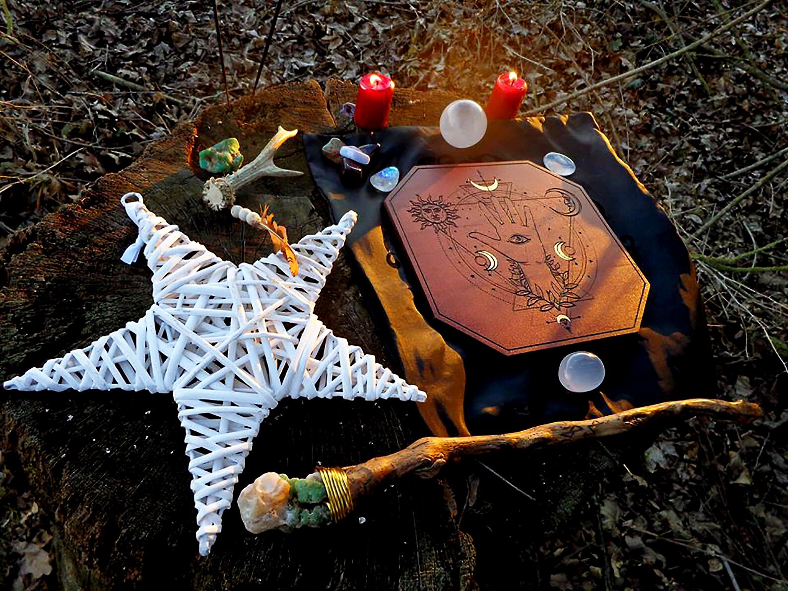 Lune autel lune Hécate magie wicca paganisme Wiccan | Etsy