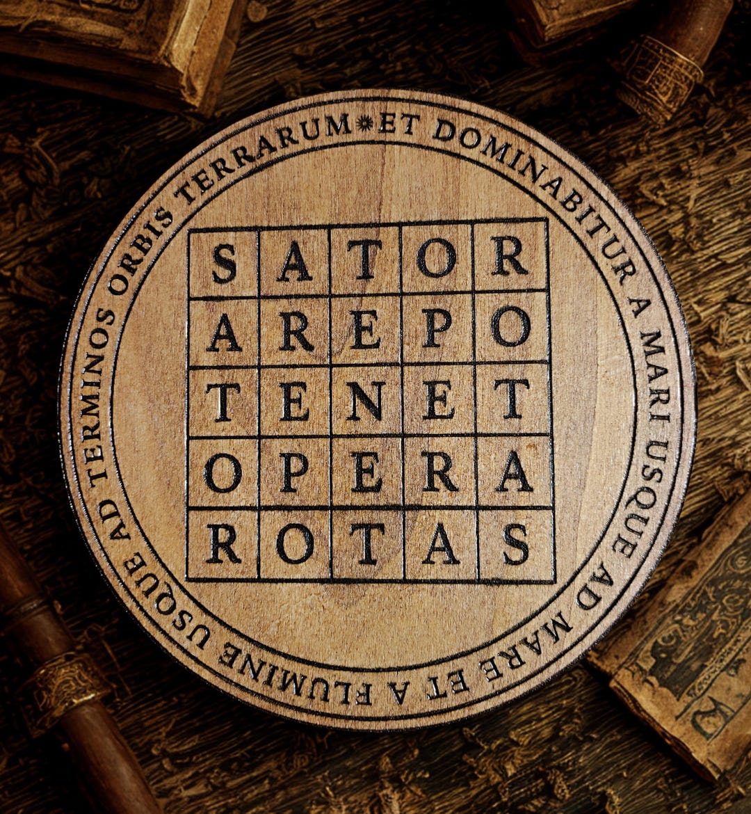 Sator Magic Square, Ancient Esoteric Symbol With Powerful Latin ...
