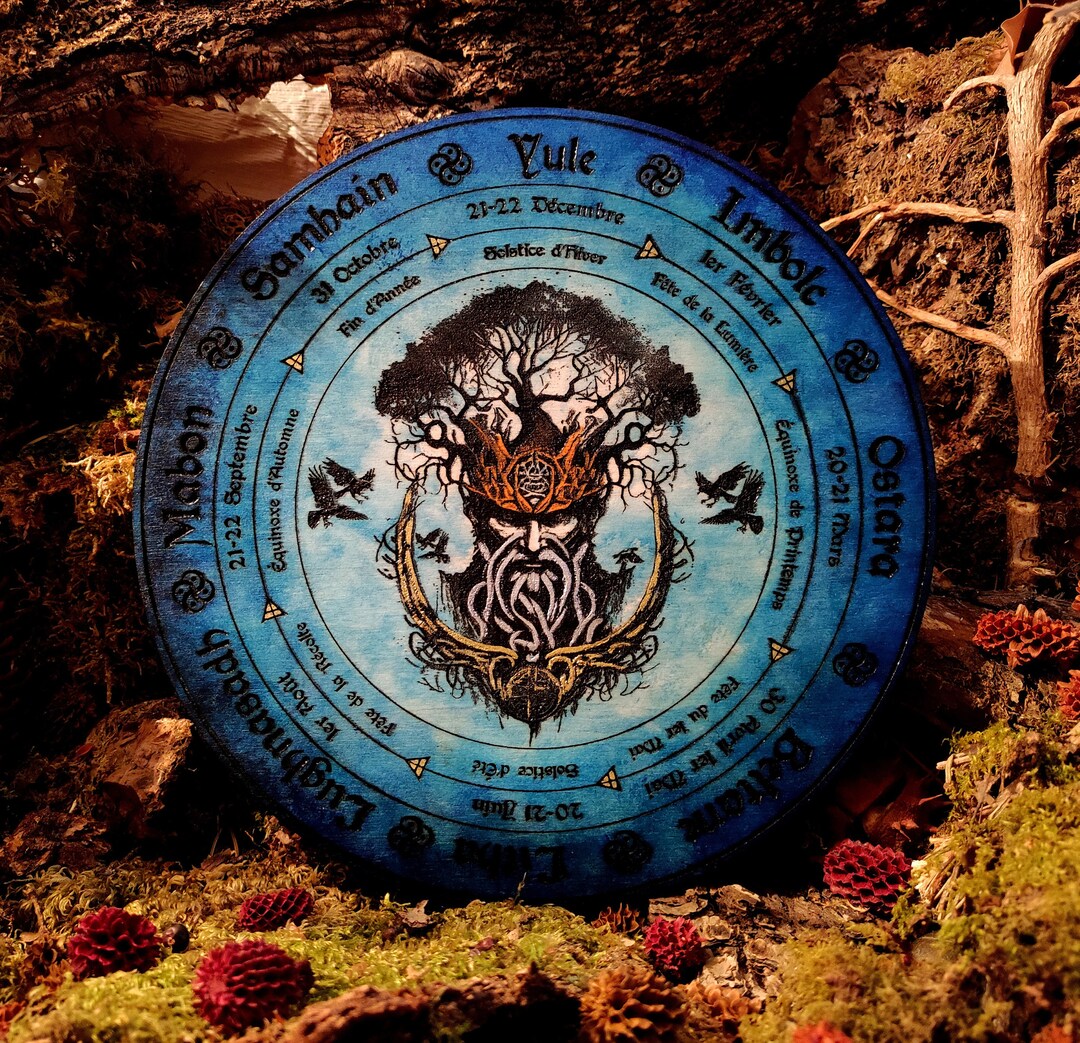 Esotericism, Wheel of the Year, Sabbats Calendar, Gift Idea, Wicca and ...
