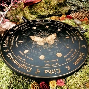 Wicca, Wheel of Life, Wheel of the Year, Wheel of Sabbats, Wiccan, Moon ...
