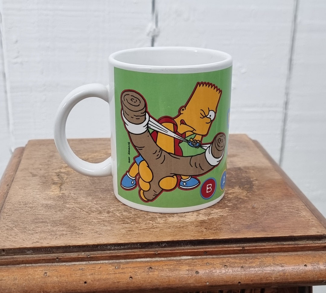 Bart Simpson Mug 2000 Bart Quick Mug the Simpsons no Way Man Bart ...