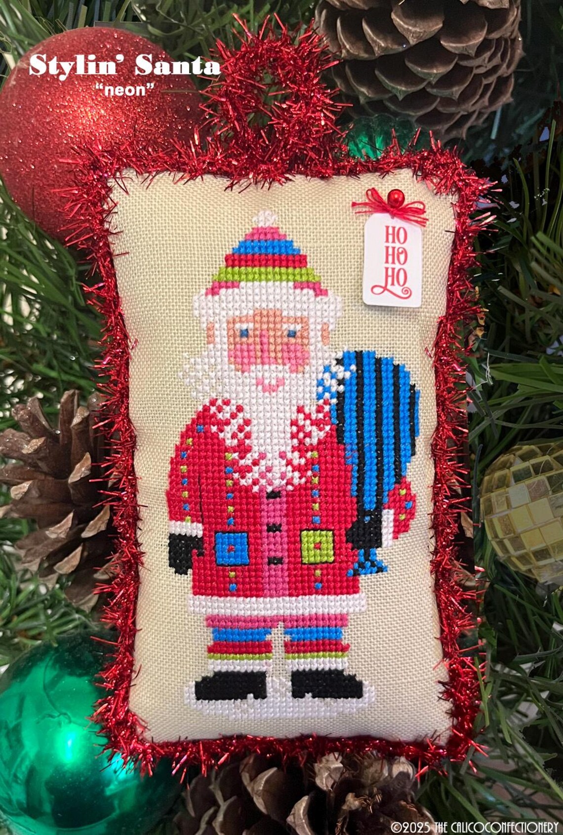 New! STYLIN' SANTA Pdf/instant Download Counted Cross Stitch Pattern ...