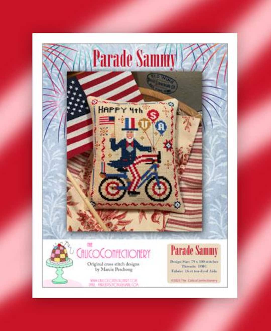 PARADE SAMMY Paper/mailed Counted Cross Stitch Pattern ...