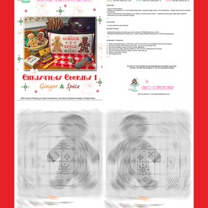 GINGER & SPICE PDF Instant Download Counted Cross Stitch Pattern ...