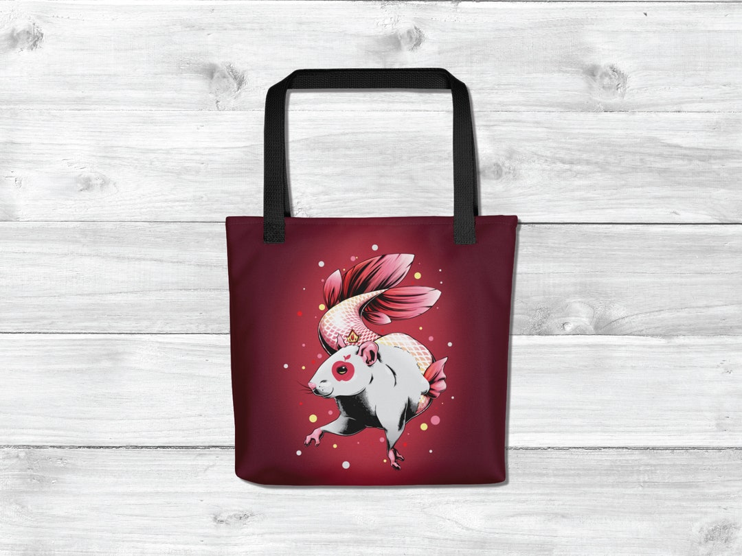 Mer-rat - Mermaid Rat - Tote Bag - Etsy