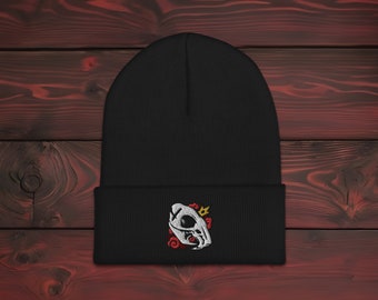 Fancy Rat Beanie, Embroidered Rattie Knit Hat, Rat Lover Gifts, Rat Mom ...