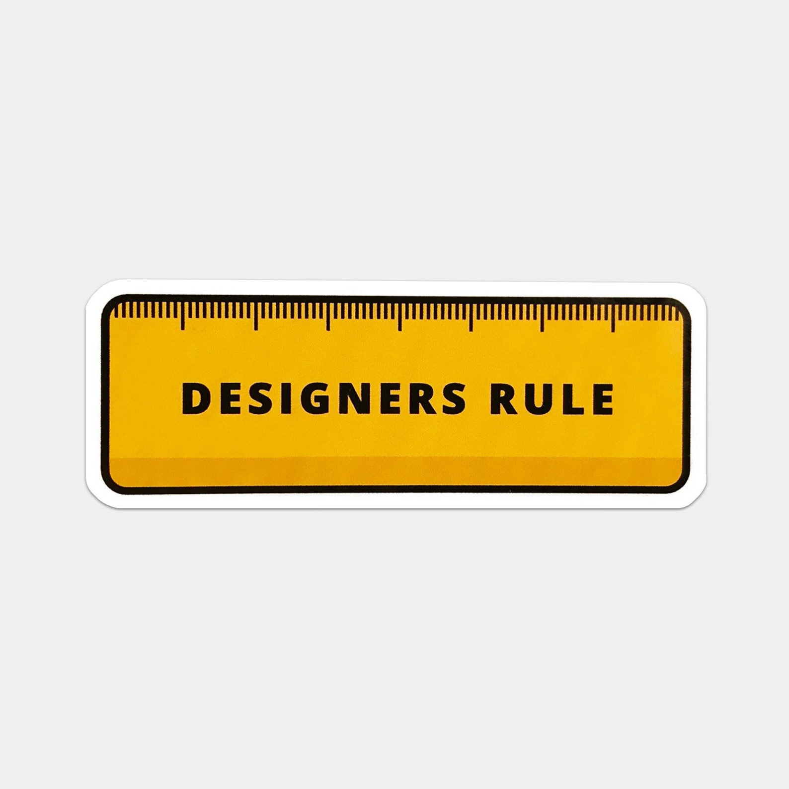 Designers Rule Sticker - Etsy