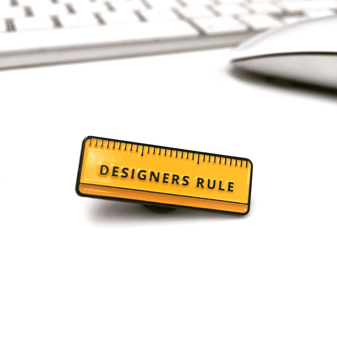Designers Rule Enamel Pin | Etsy