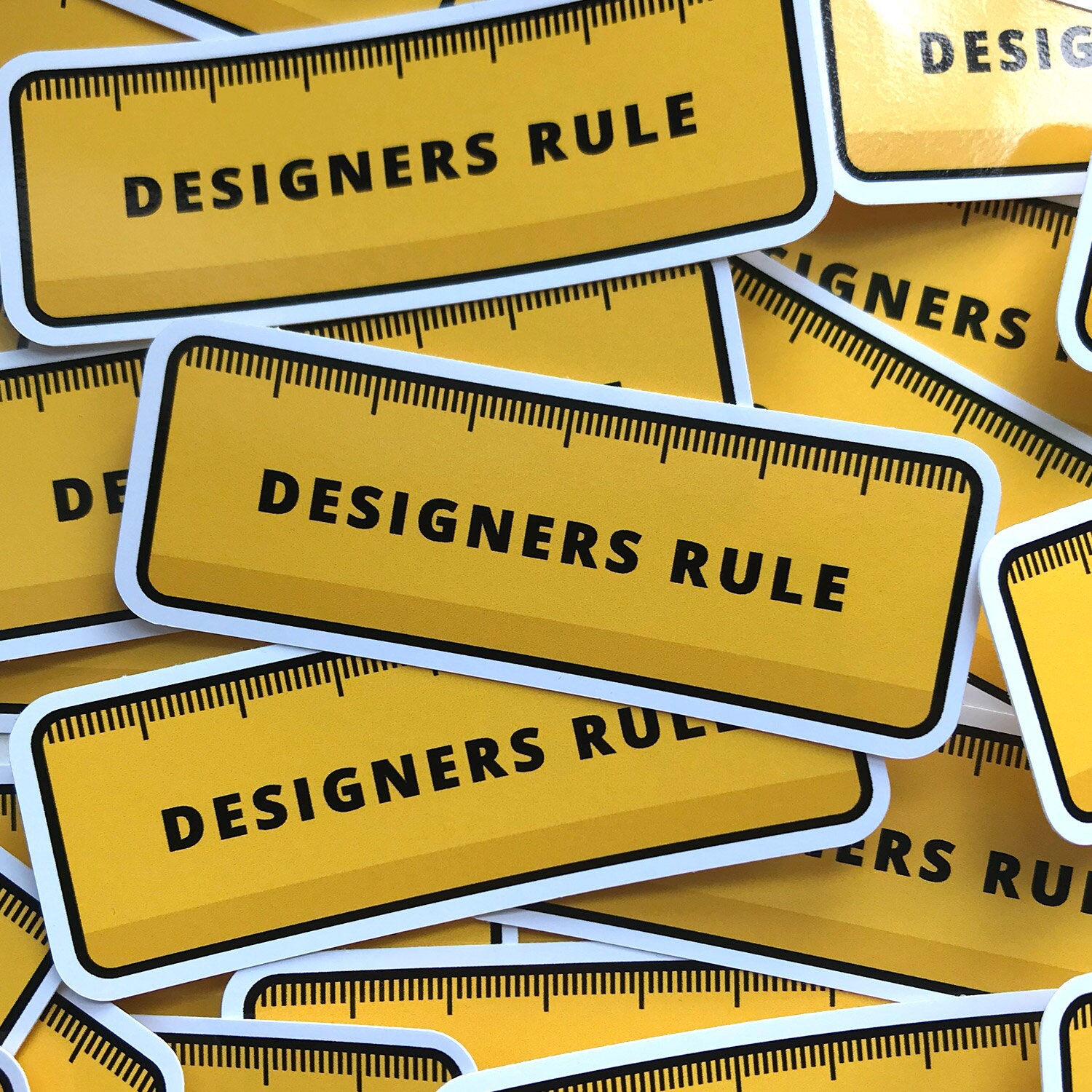 Designers Rule Sticker - Etsy