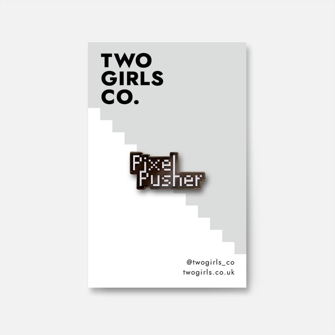 Pixel Pusher Enamel Pin - Etsy
