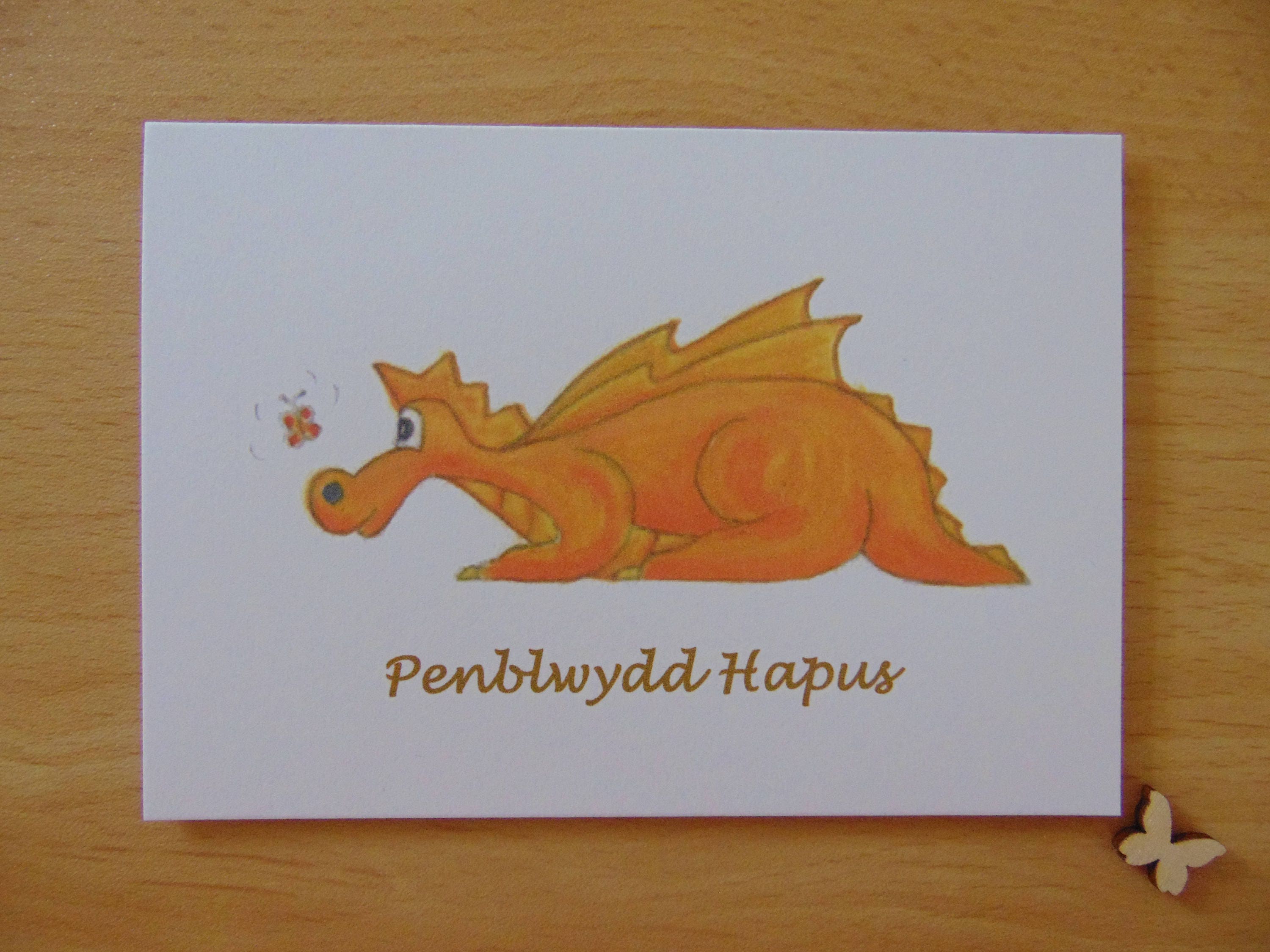 Welsh Birthday Card. Carden Penblwydd Cymraeg. Penblwydd - Etsy Sweden