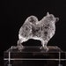 Handmade Crystal Glass Keeshond Figurine - Etsy