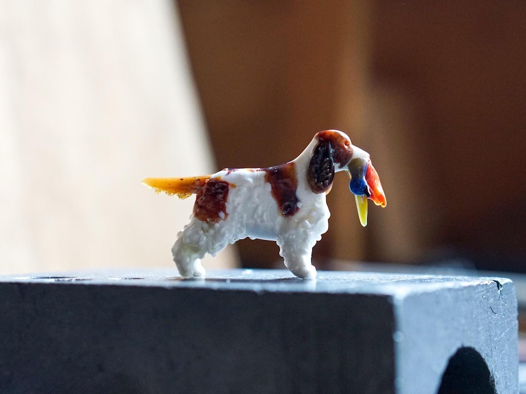 Cocker Spaniel Retrieving a Bird - Etsy