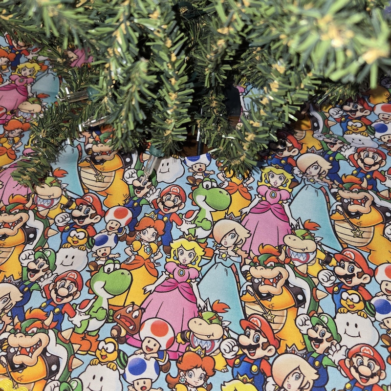 Super Mario Tree Skirt - Etsy