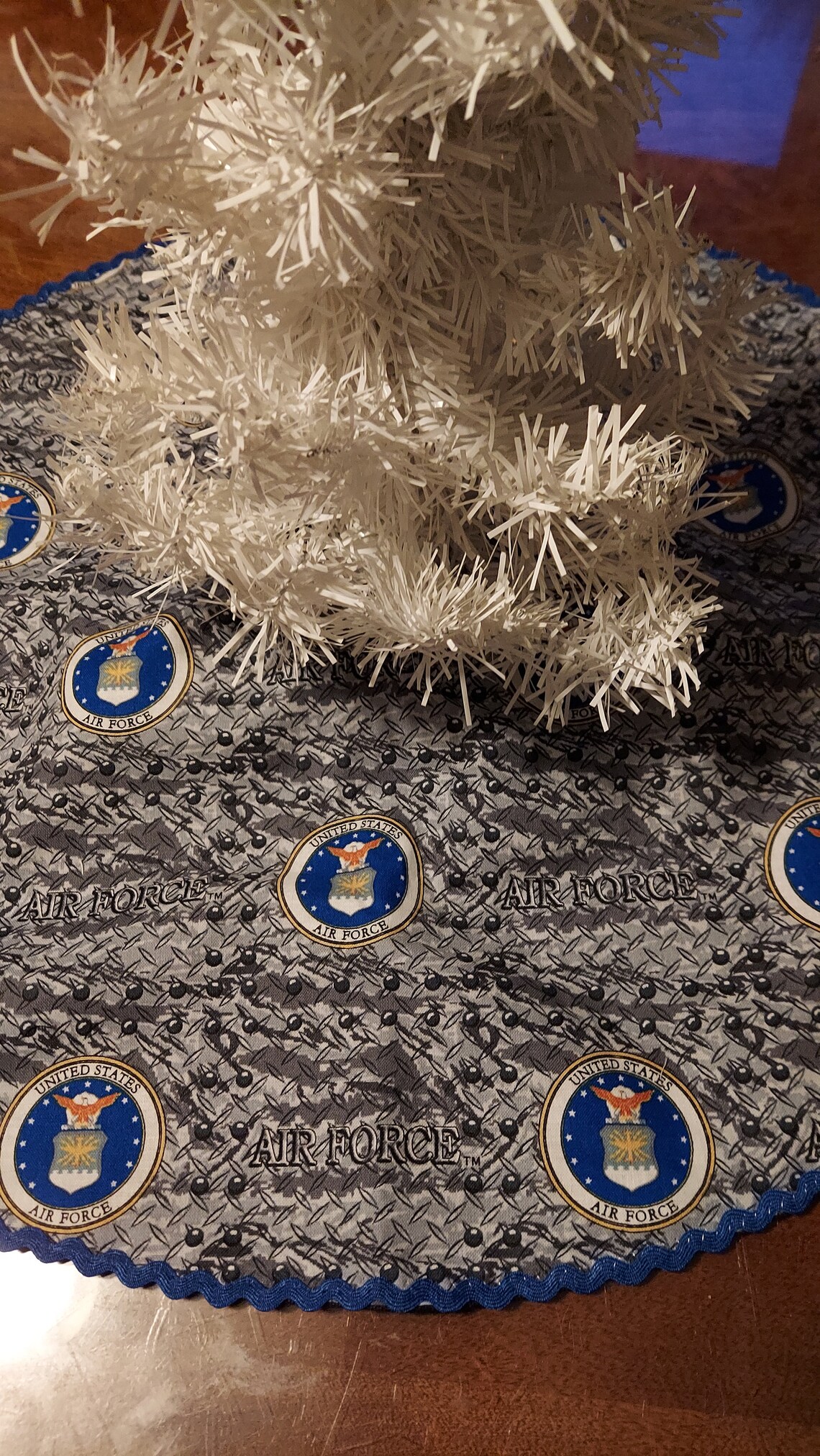 18 Inch US Air Force Small Tree Skirt - Etsy