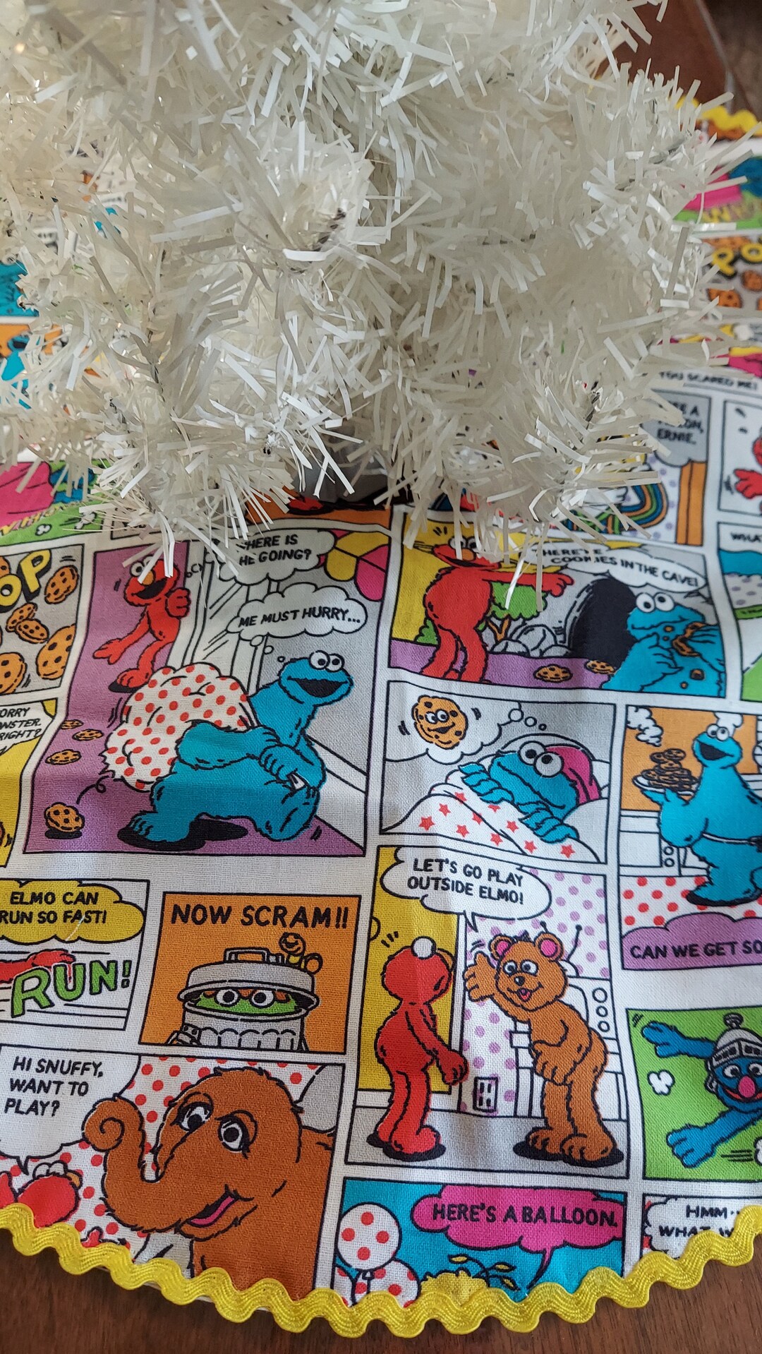18 Inch Sesame Street Comics Small Tree Skirt - Etsy Hong Kong