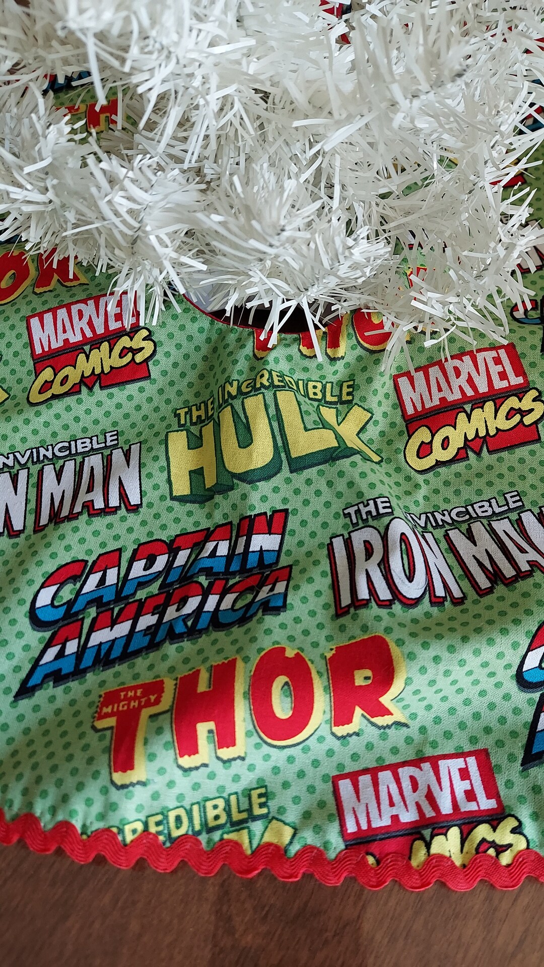 18 Inch Diameter Marvel Comics Tree Skirt - Etsy
