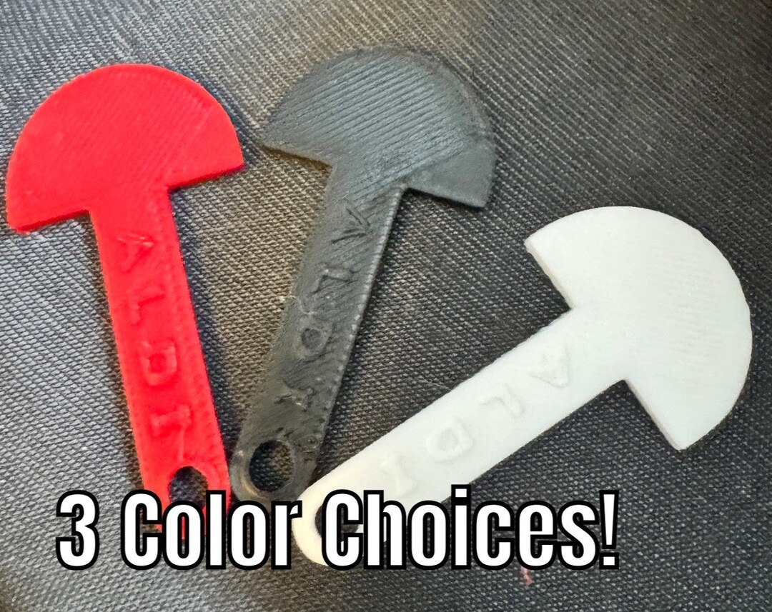 REMOVABLE Aldi Cart Token. Updated Design, Quarter Token. 3D Printed ...