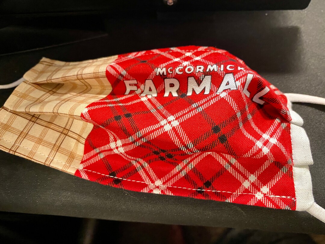 1 Kids Mccormick Farmall Cotton Fabric Face Mask, Washable, Reusable ...