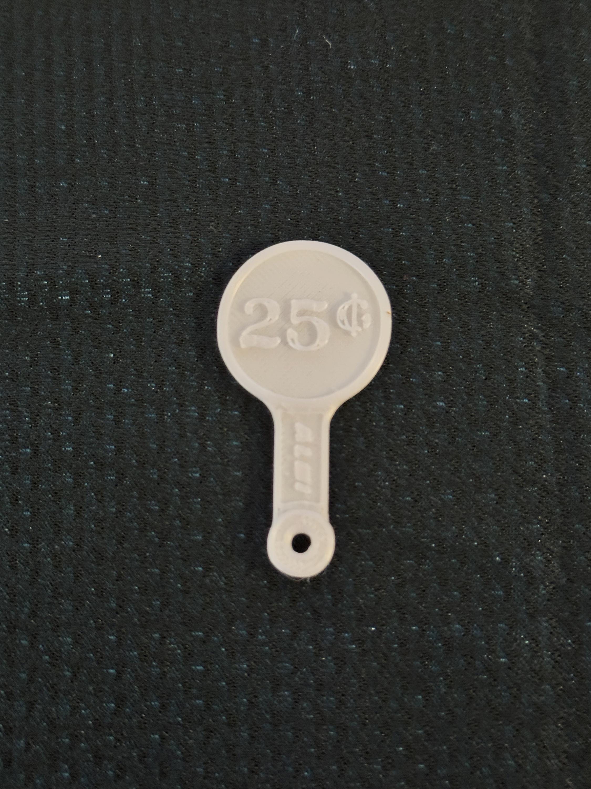 Aldi Cart Token. 4 Color Choice: Red, Blk, White, Blue. 3D Printed Aldi ...