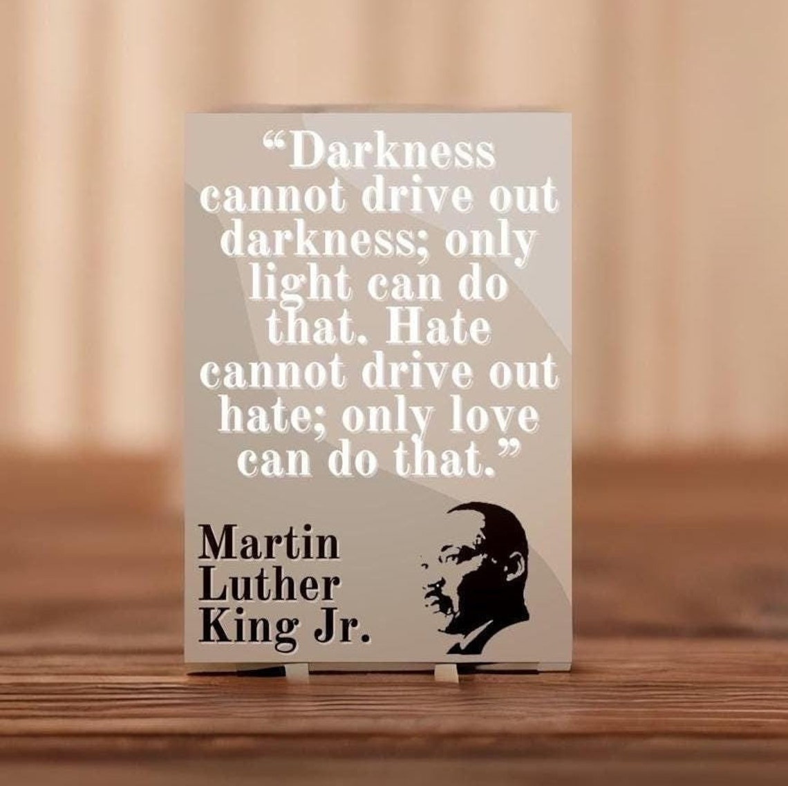 MLK Instant Download Printable Art Poster - MLK Love Drives Out Hate ...