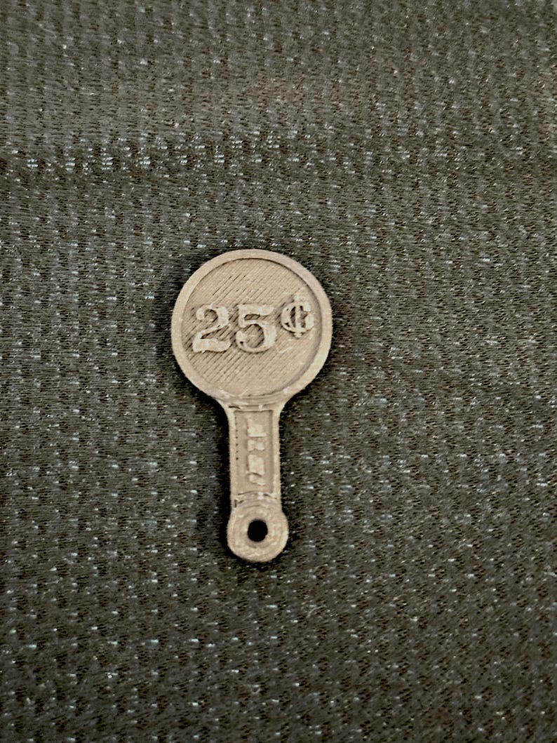 Aldi Cart Token. 4 Color Choice: Red, Blk, White, Blue. 3D Printed Aldi ...