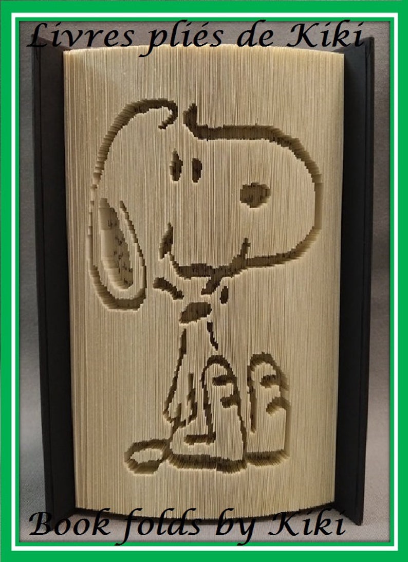 SNOOPY Book Fold Pattern R614 - Etsy
