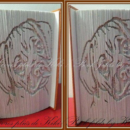 Wolves BOOK FOLDING PATTERN Instructions Book Fold - Etsy