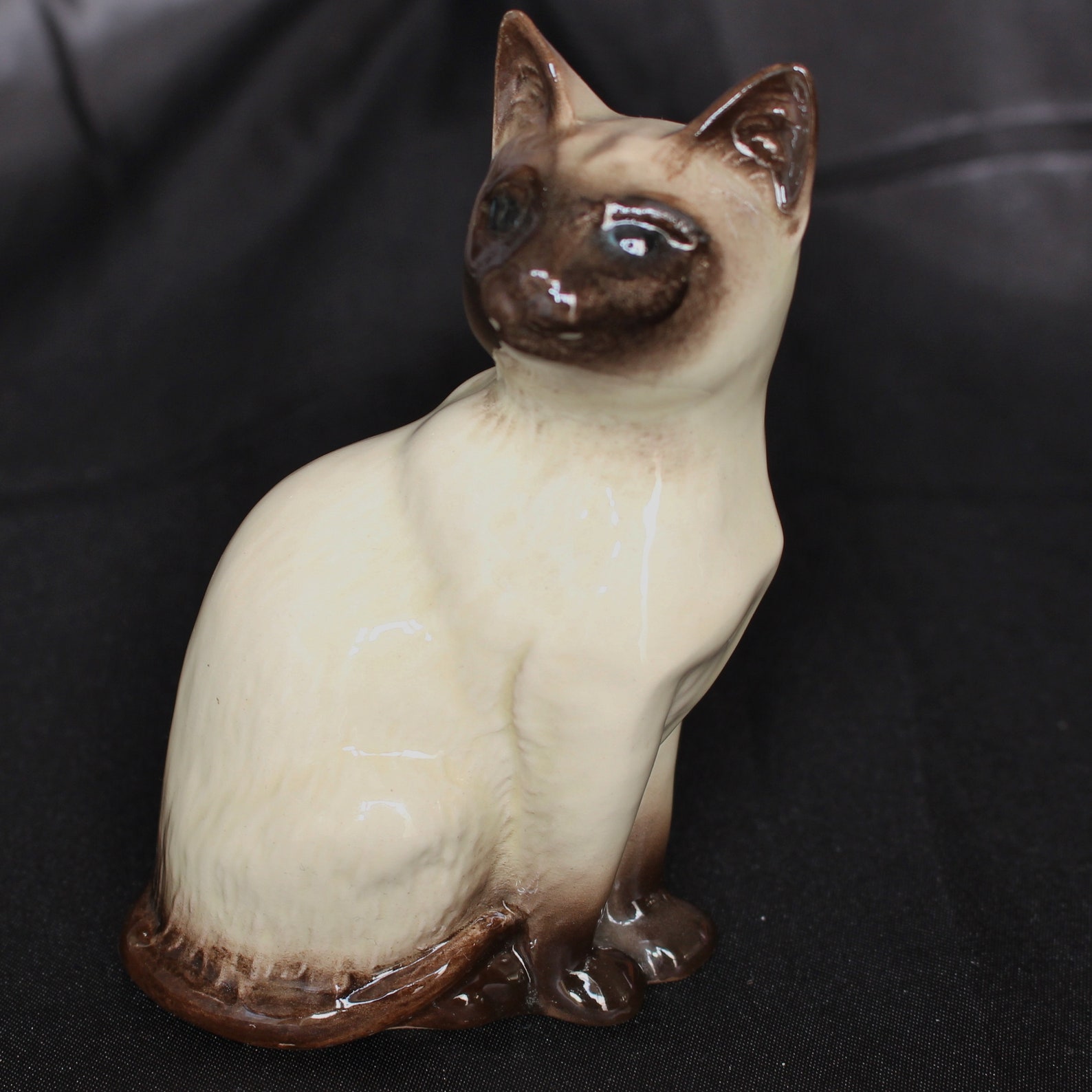 Beswick Porcelain Sitting Siamese Cat Figurine, Model 1887 - Etsy