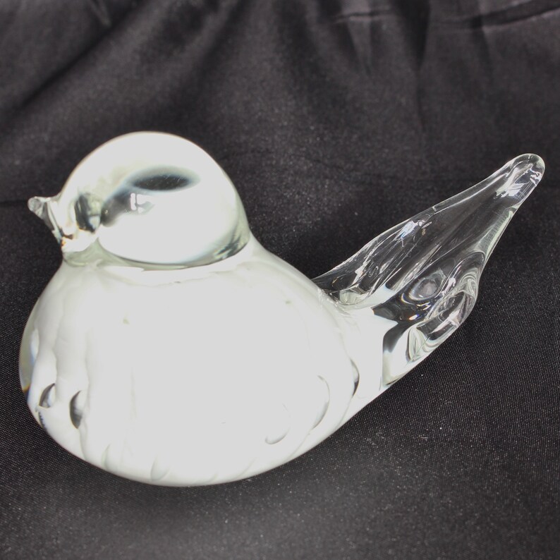 Vintage American Joe St Clair Art Glass Bird Paperweight, 1970's - Etsy