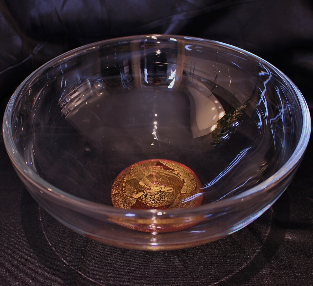 Signed Luxury Thomas Goode, London Hand Blown Glass Centrepiece Bowl ...