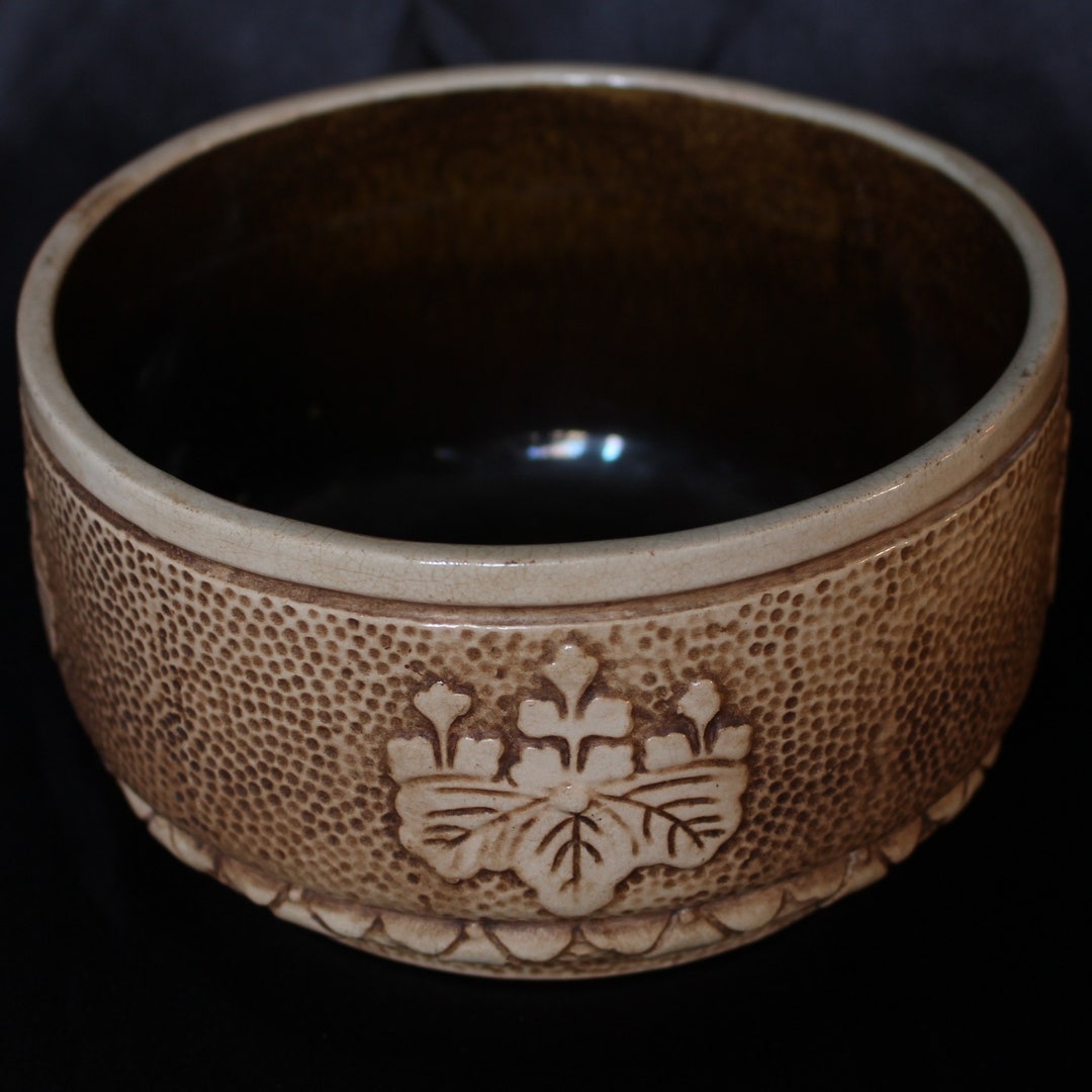 Bretby Art Pottery 6.25" Cream Glazed Ceramic Planter/pot/bowl 2062D, C ...