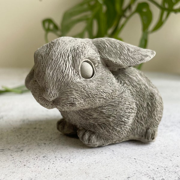 Concrete Rabbit - Etsy
