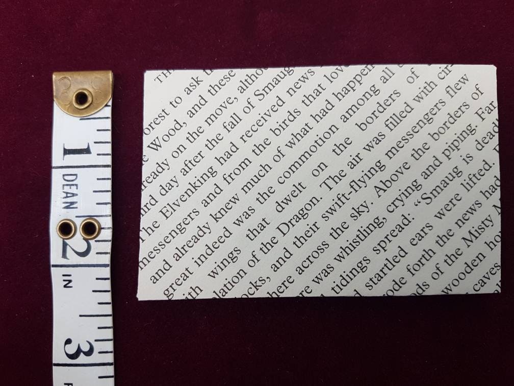 Lord of the Ring Envelopes 10 Mini Envelopes Hobbit Place - Etsy UK