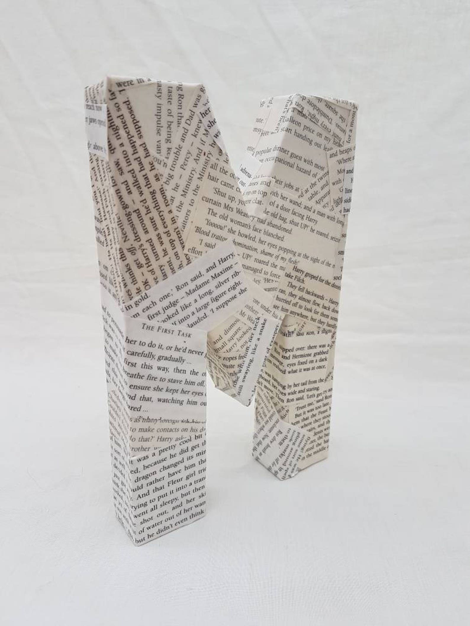 Edgar Allan Poe Book Page Individual Initial Letter, Gothic Literature ...