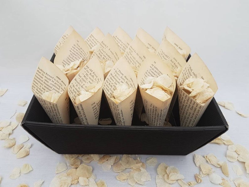 James Bond Book Wedding Throwing Confetti Cones/007 Cone/classic ...