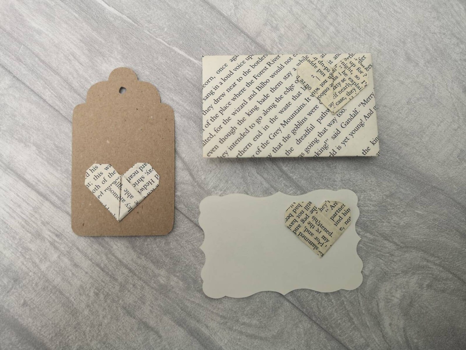 Doctor Who Book Page Origami Heart Handfolded Decorations, Dr Who ...