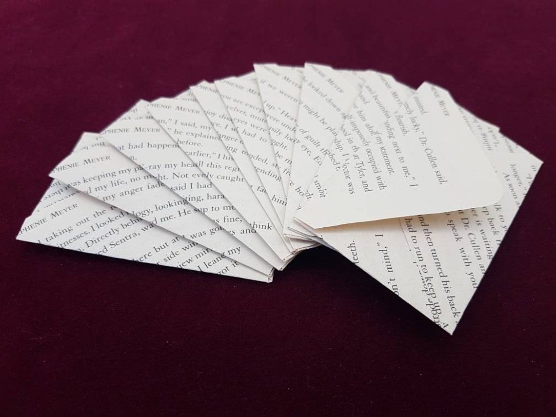 Twilight Envelopes 10 Mini Envelopes Vampire Note Card - Etsy