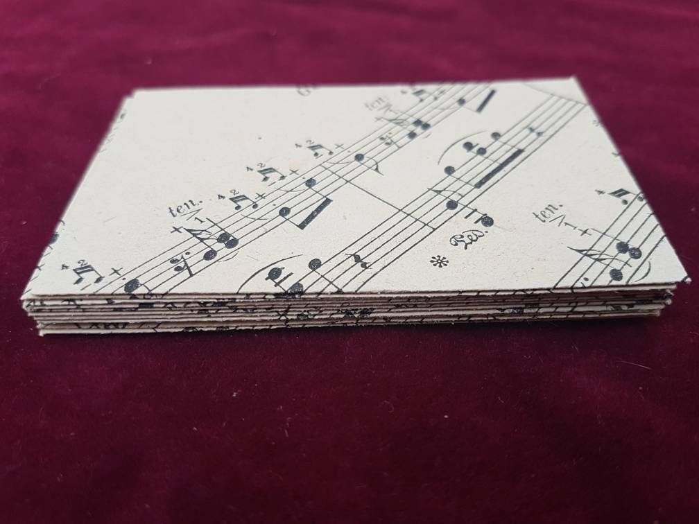 Sheet Music Mini Envelopes Seed Envelopes Hymnal Wedding - Etsy