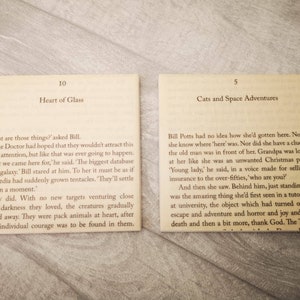 Doctor Who Book Page Tile Coasters, Dr Who Fandom Coaster Gift Set ...