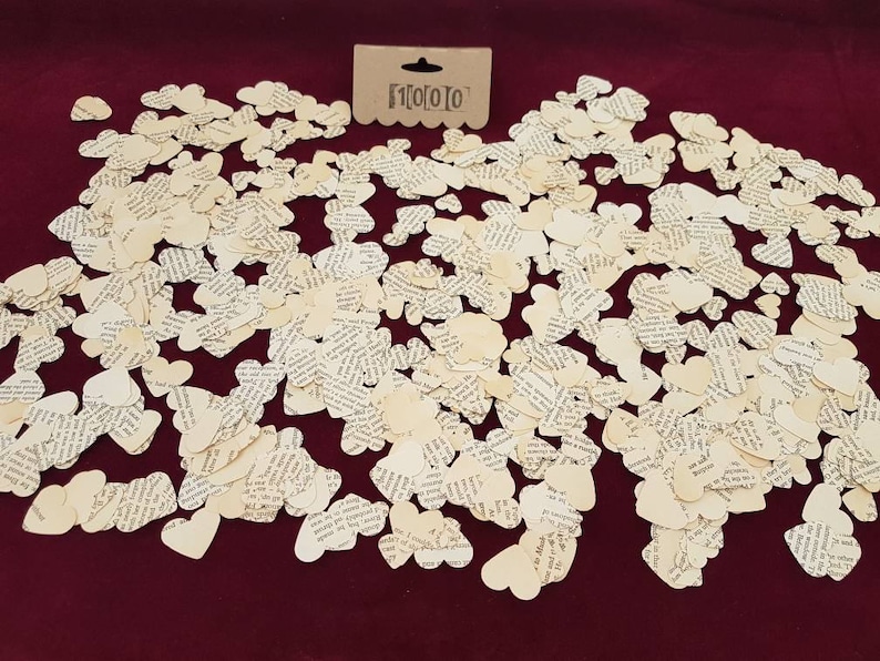 Lord of the Rings Wedding Table Confetti Decoration Hearts and Stars ...