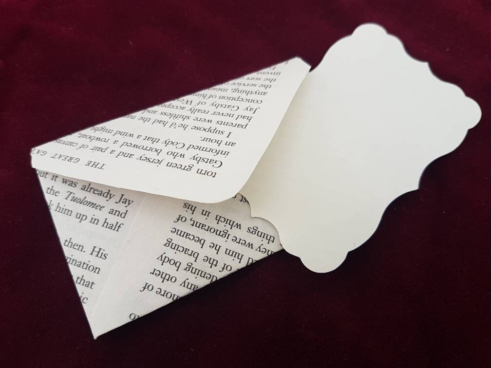 The Great Gatsby Mini Envelopes, 1920s Party Decor, Literature Wedding ...