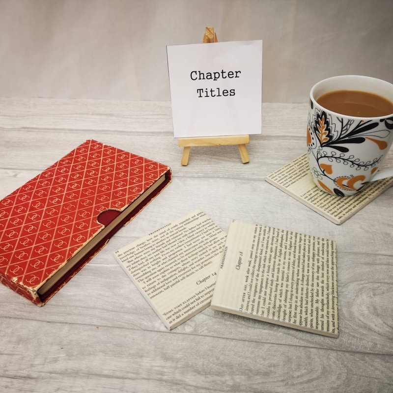 Classic Literature Coaster - Etsy UK